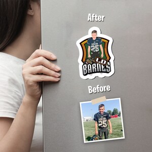 Custom School Locker Magnets - Hand Drawn | School Magnets, Locker ...