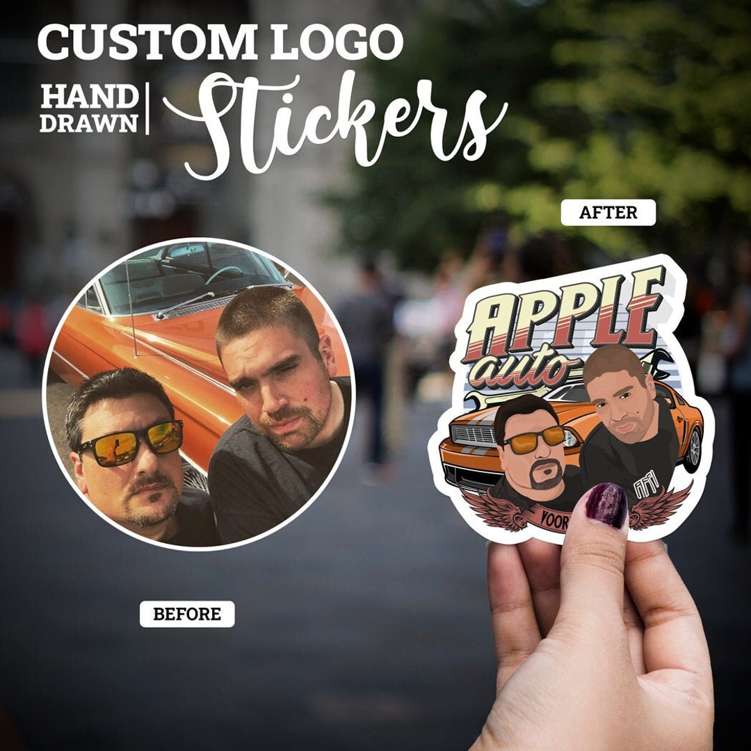 Custom Logo Stickers, Custom Stickers With Logo, Business Logo Stickers ...