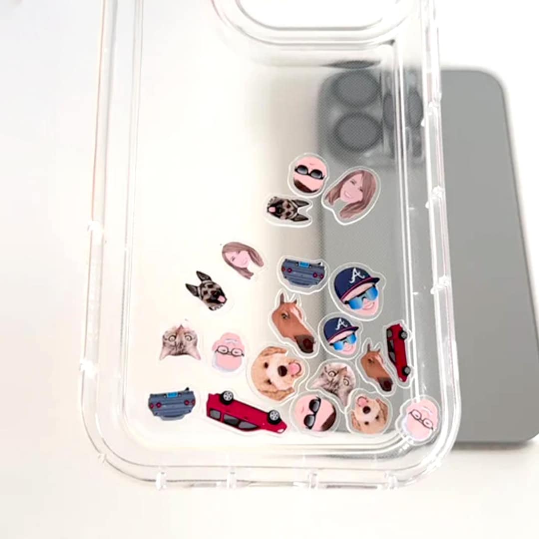 Extra Acrylic Charms for Shaker Phone Case, Custom Photo Upload Shaking ...