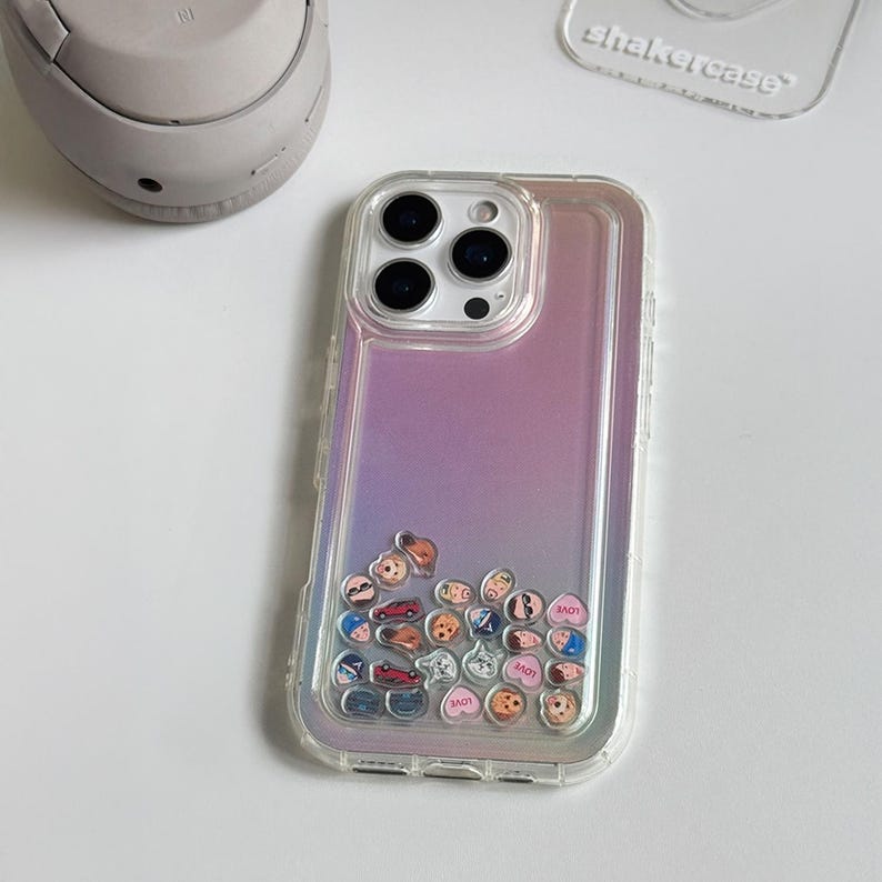 Build Your Personalized Custom Photo Shaker Phone Case, Shaking Charms ...