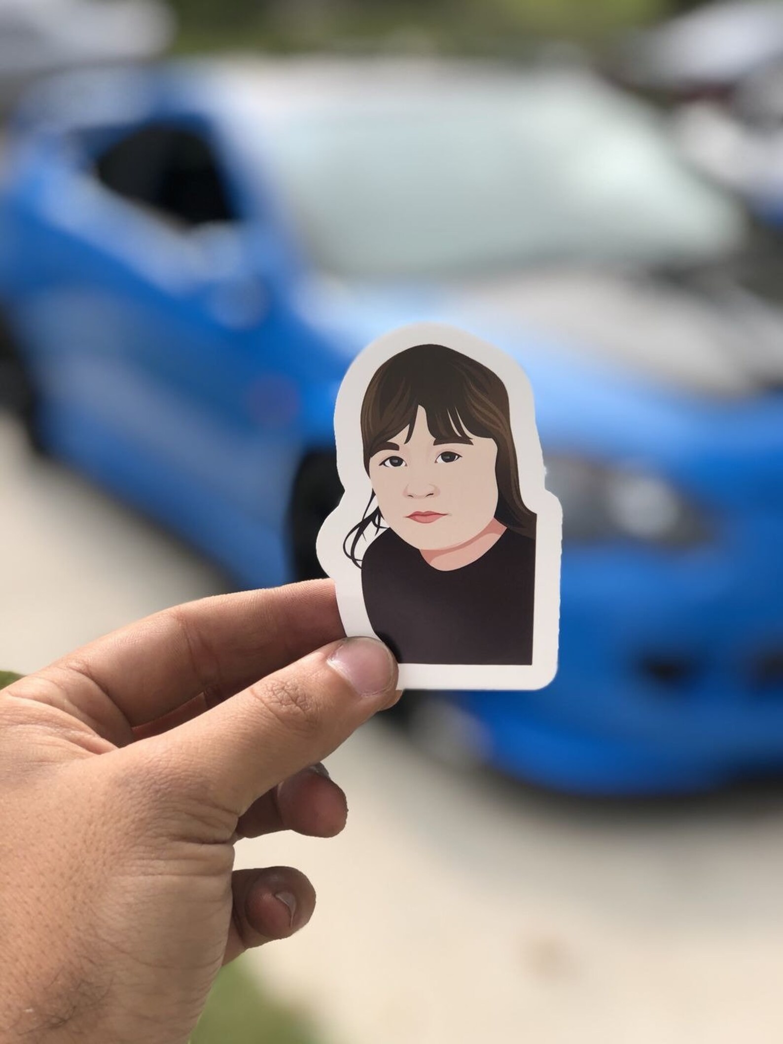 Custom Face Stickers Stickers of Face Cartoonize My Face - Etsy