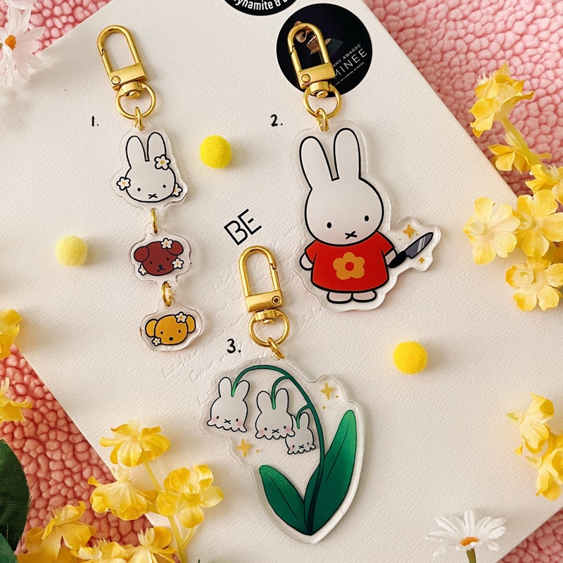Miffy Keychain - Etsy