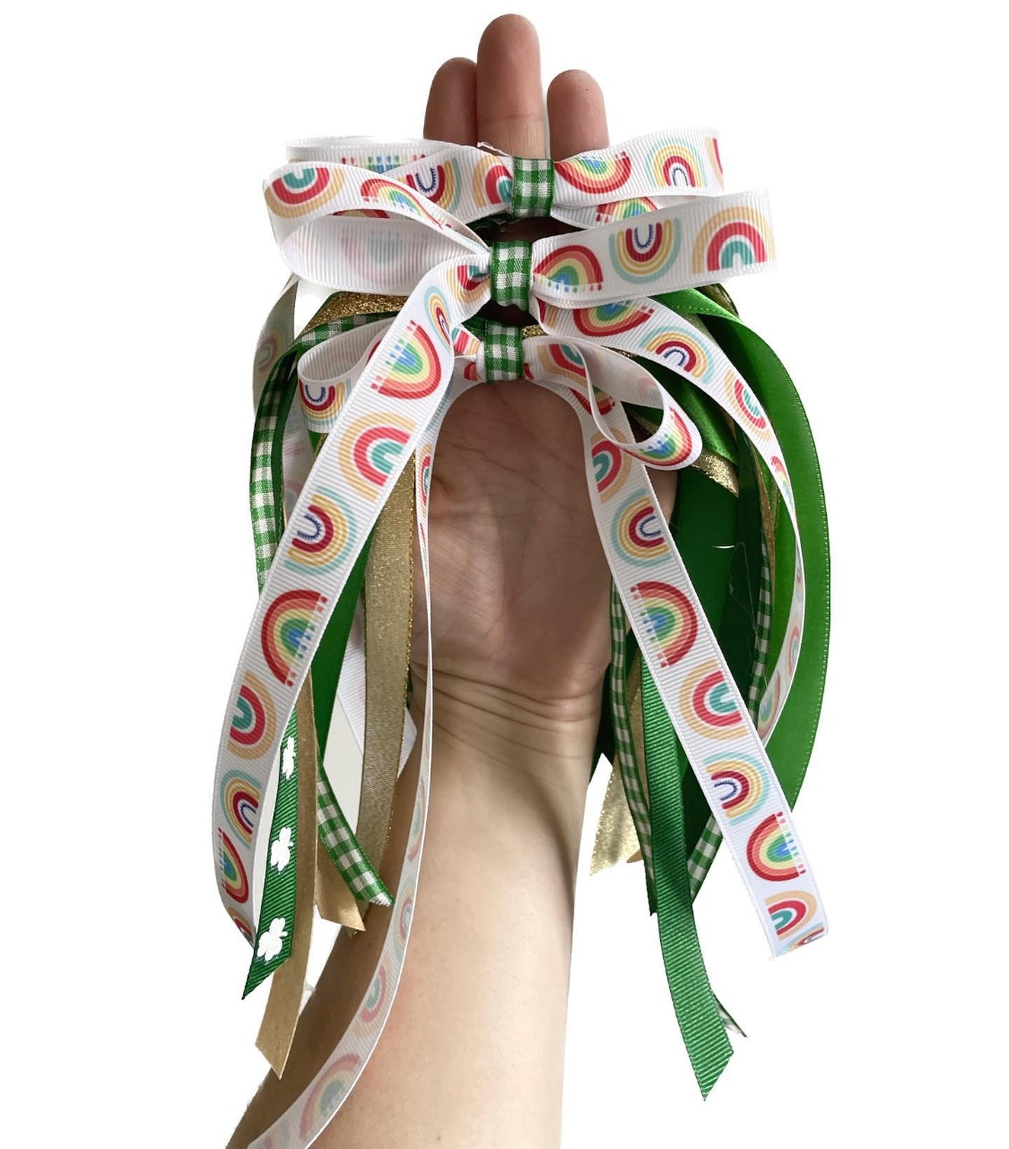 St. Patrick's Day Ponytail Streamer, Holiday Hair Accessories, Gift ...