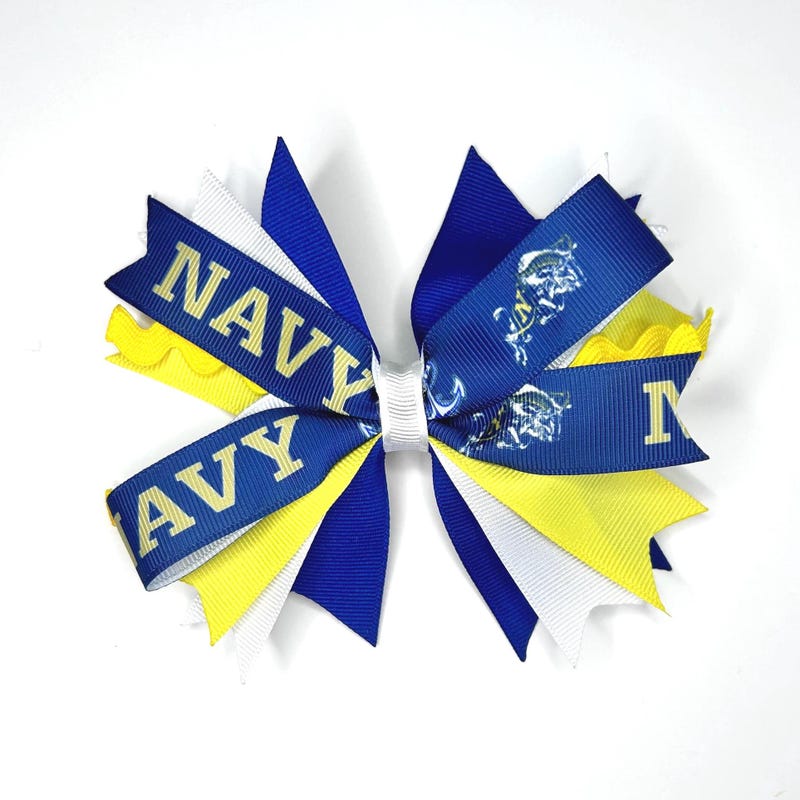 Us Navy Bows for Girls - Etsy