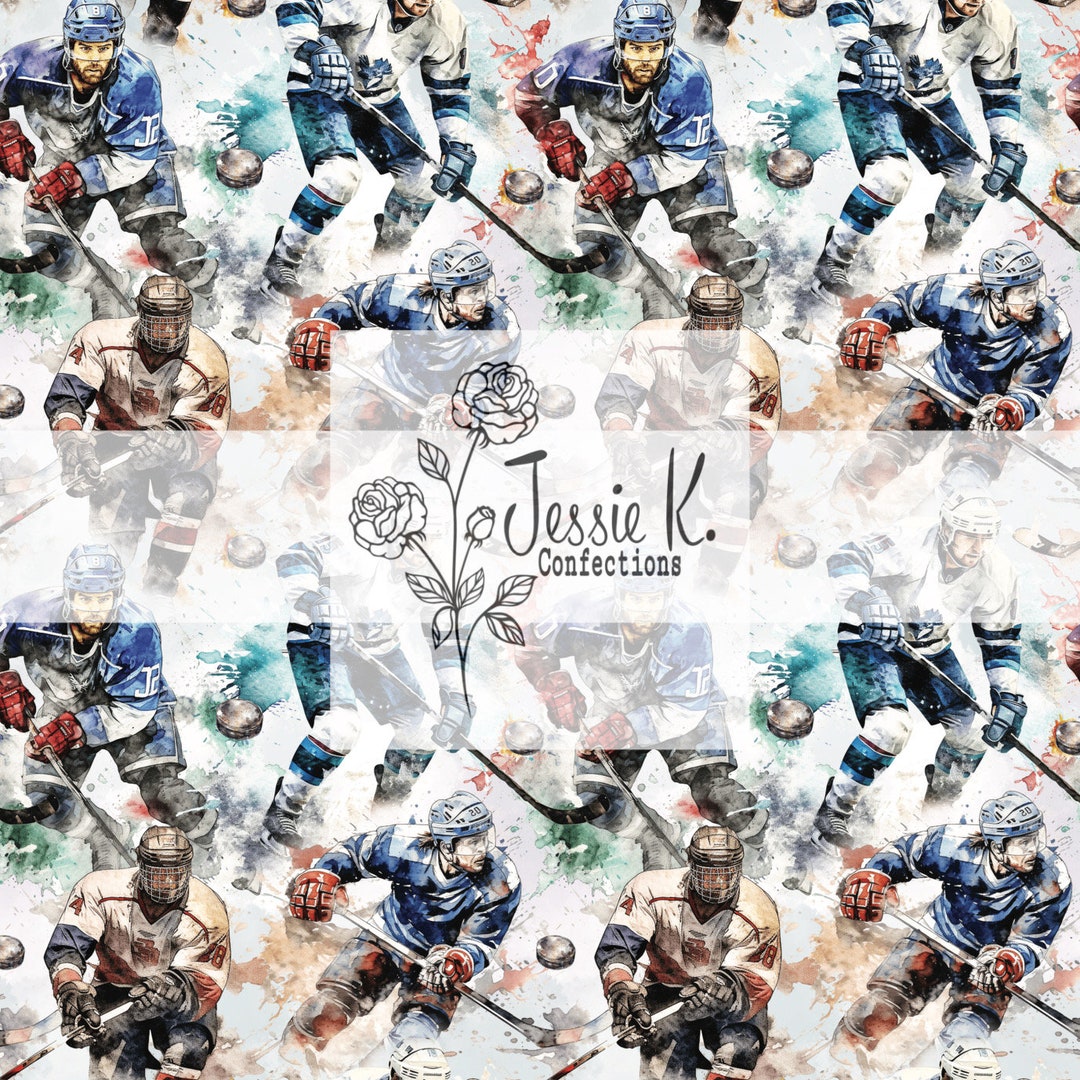 Hockey Seamless Pattern - Etsy