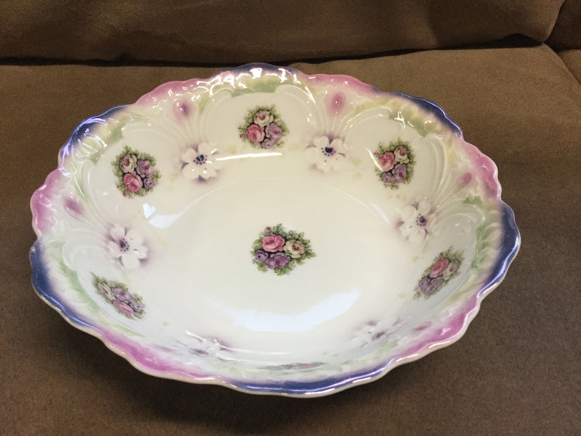 Delicate Antique/ Vintage German Bowl - Etsy