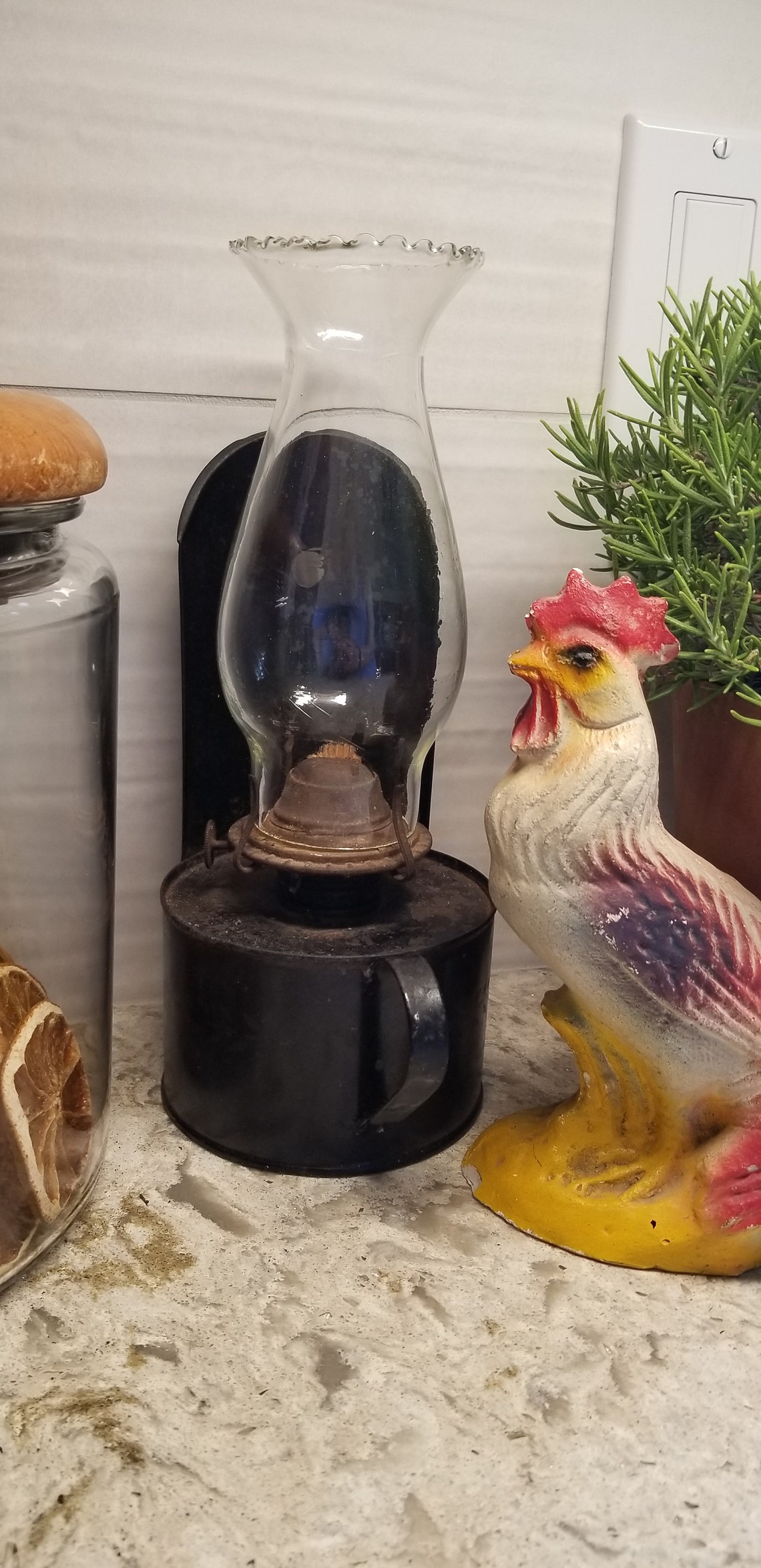 Primitive Oil Lamp Antique Kerosene Lantern Rustic Mountain - Etsy