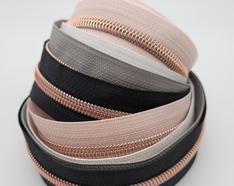 Rose Gold Zipper | Etsy