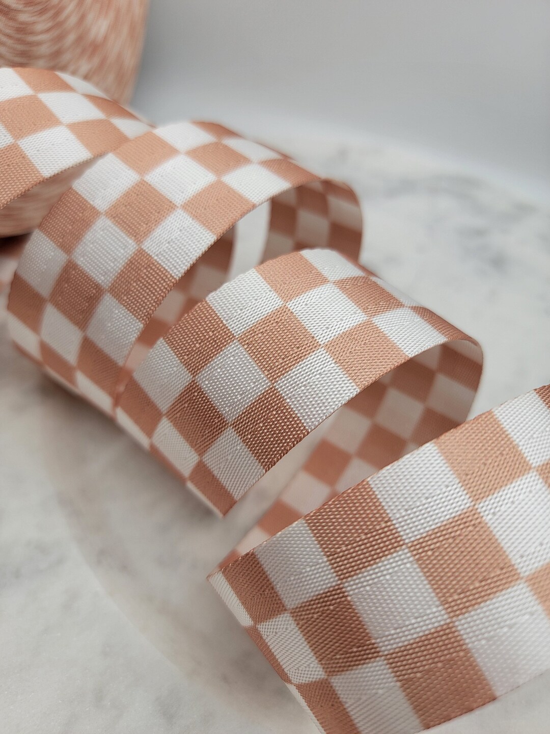 Nylon Webbing Checkerboard BEIGE - Etsy