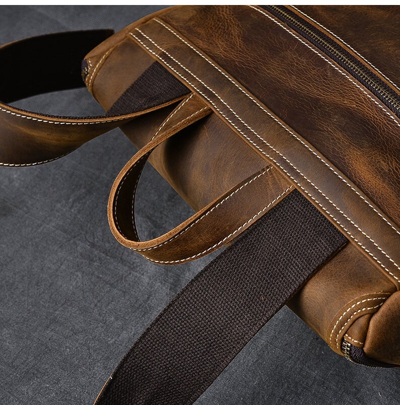 Personalized Leather Backpack Men,men Leather Backpack,leather Bag Men ...