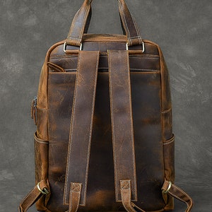 Leather Backpack Men,men Leather Backpack,leather Bag Men, Men Backpack ...