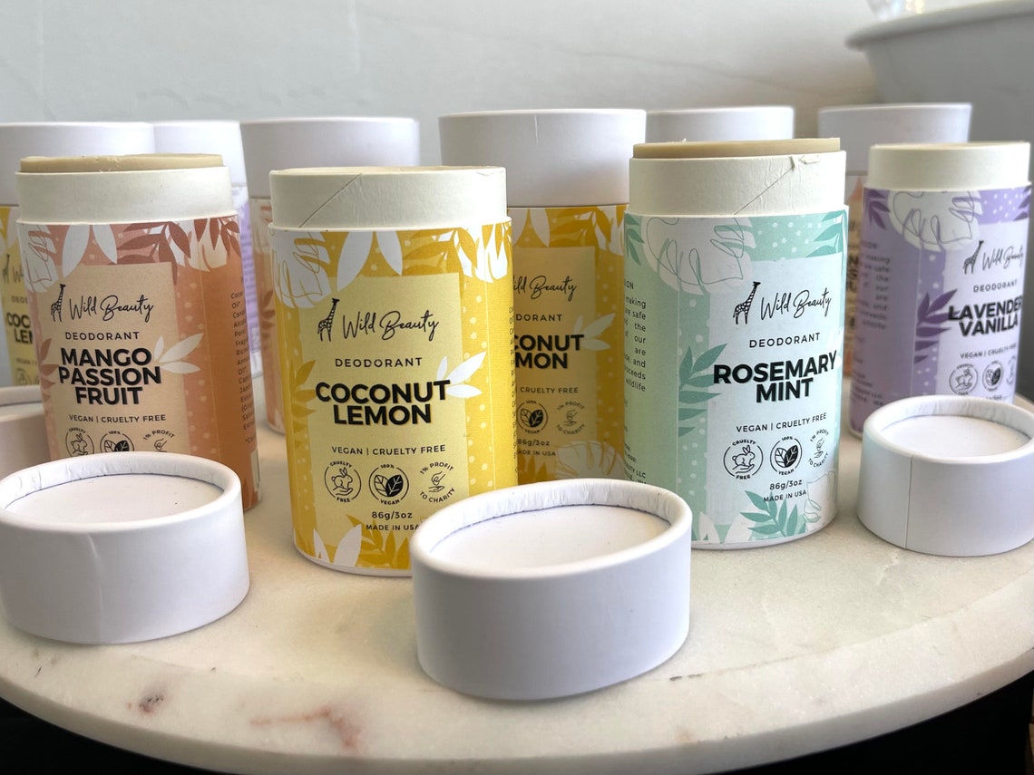 Editable Natural Deodorant Labels 5"x3" - Etsy