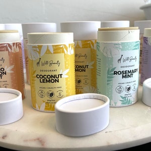 Editable Natural Deodorant Labels 5"x3" - Etsy