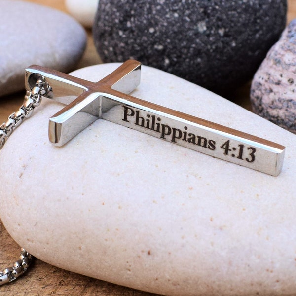 Bible Verse Necklace - Etsy