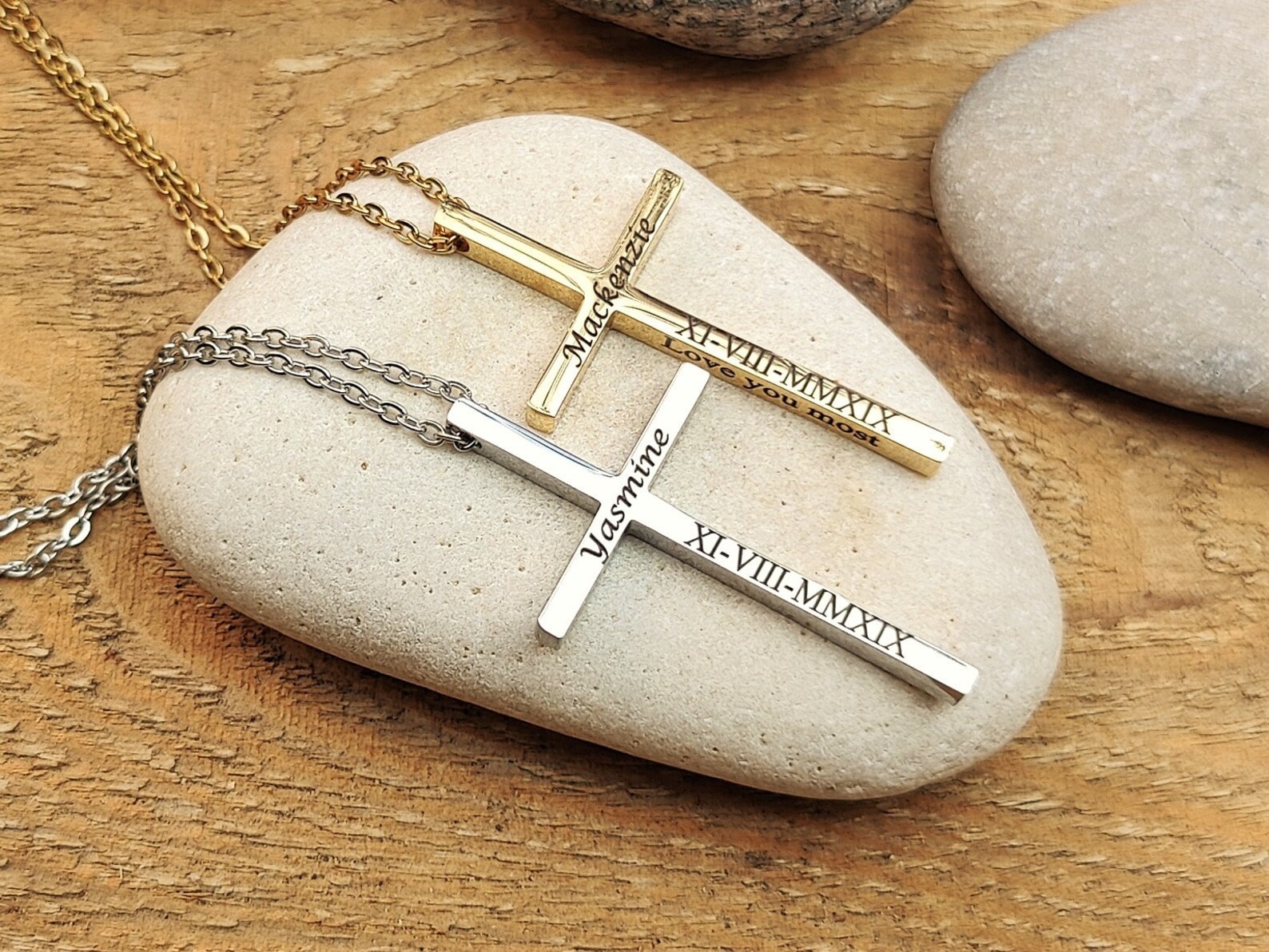 Personalized Boyfriend Christmas Gift Customized Cross - Etsy