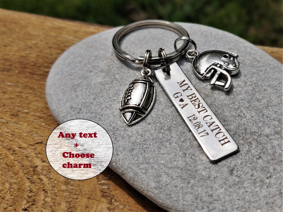 Best Catch Keychains Rugby Keychain Personalized Keychain Rugby Coaches ...