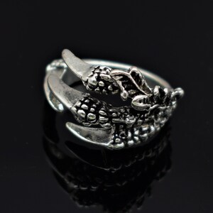 Gothic Ring Dragon Claw Rings Punk Rock Ring Mens Women Engagement ...
