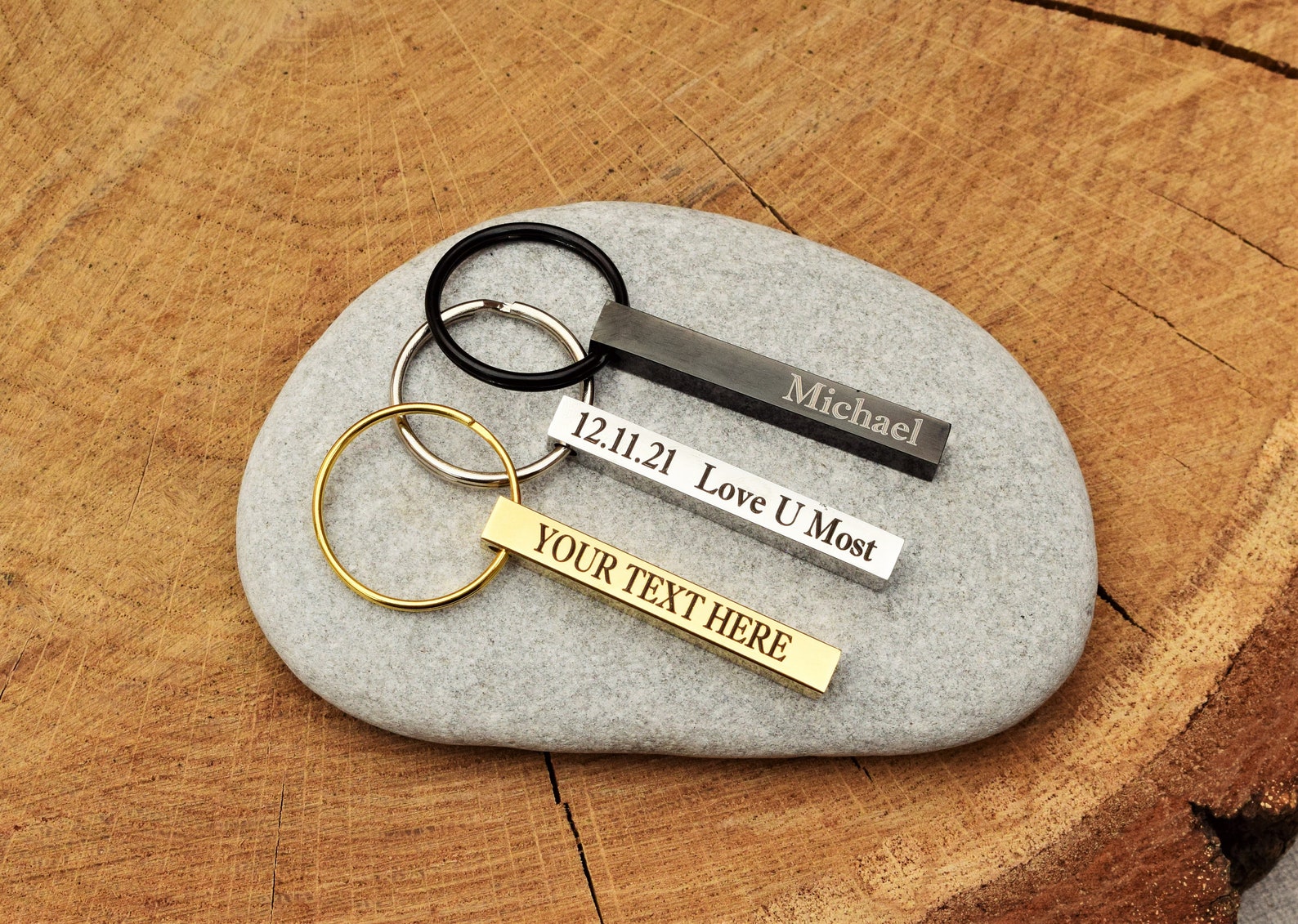 Matching Keychains for Couples His and Her Keychain Key Chains - Etsy