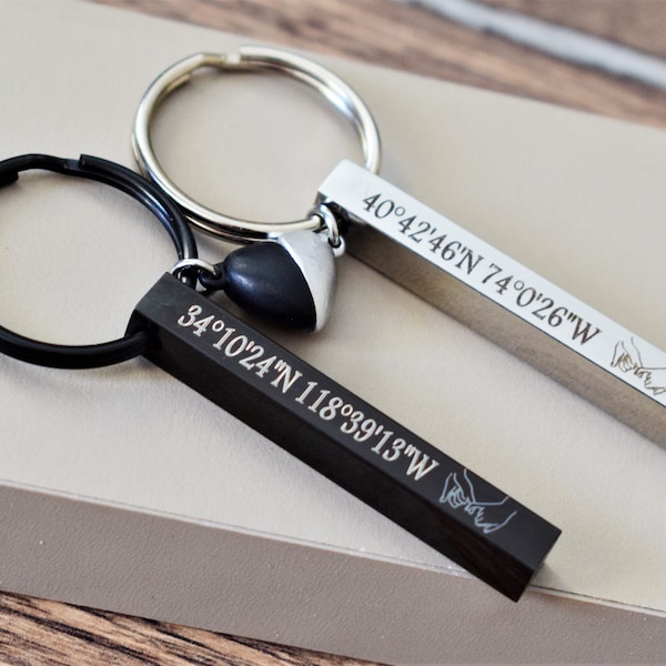 Couples Key Chain - Etsy