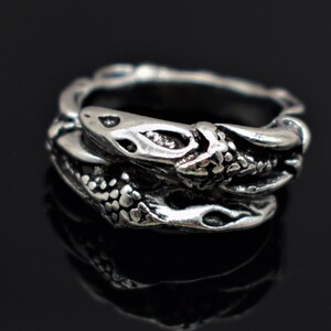 Gothic Ring Dragon Claw Rings Punk Rock Ring Mens Women Engagement ...