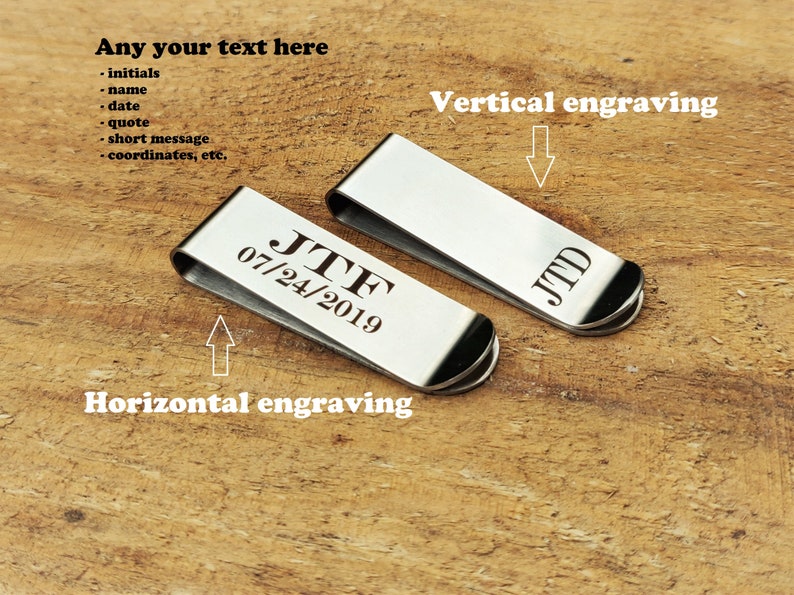 Personalized Money Clip Wallet Graduation Gift for Him for Wedding ...