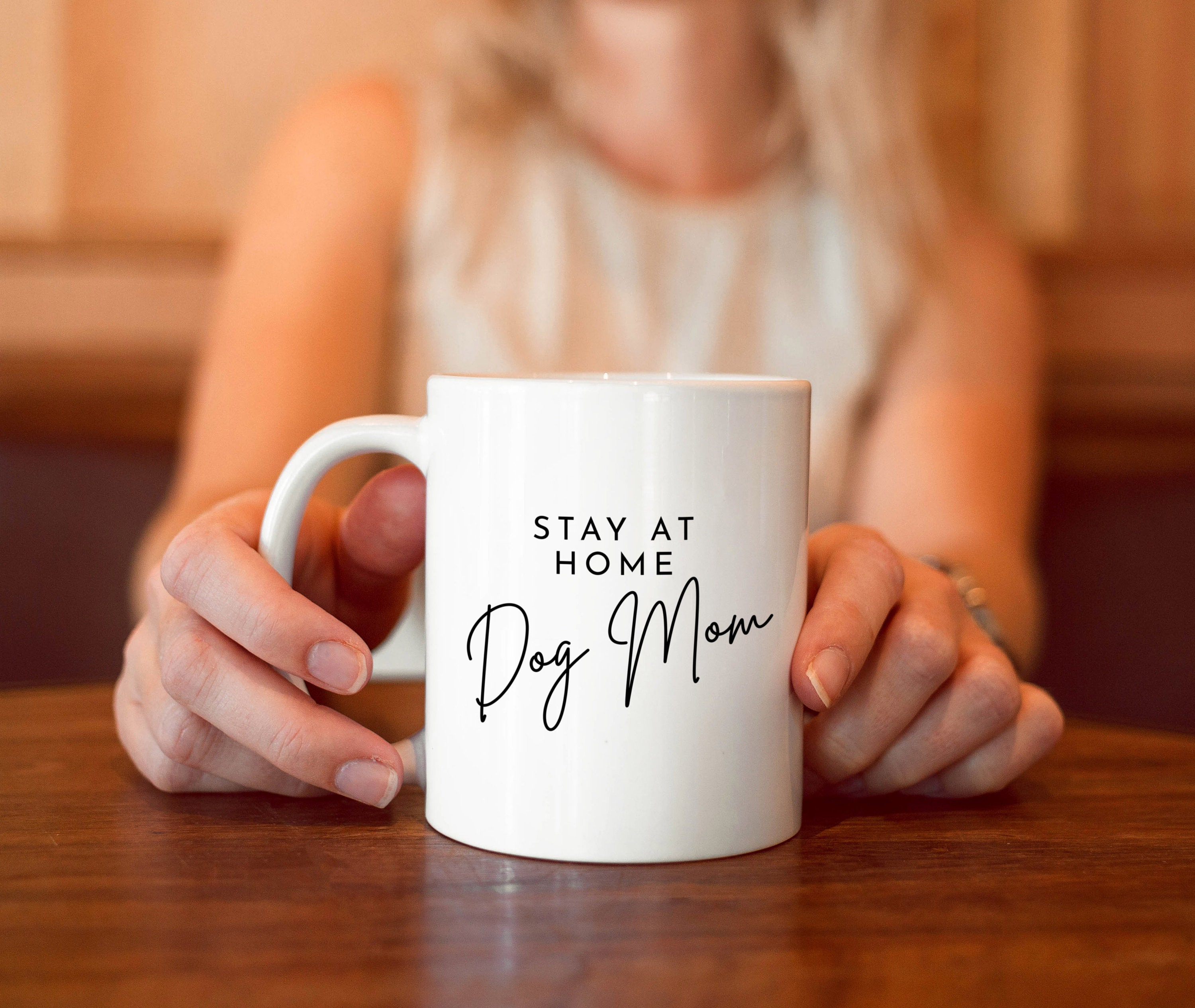 Dog Mom Mug Dog Mom Gift 'stay at Home Dog Mom' Customizable Mug ...