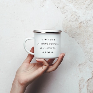 I Don't Like Morning People Mug, Funny Christmas Gift, Sarcastic Mug ...