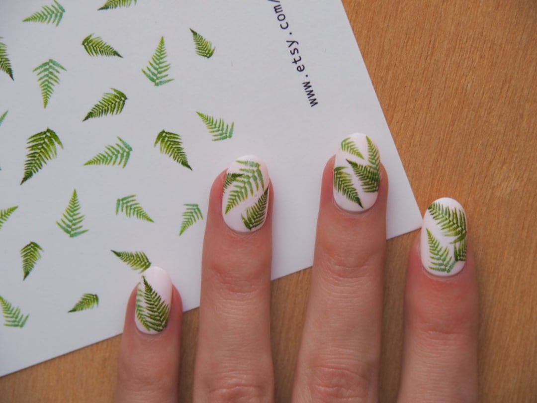 Fern Nail Decals - Etsy