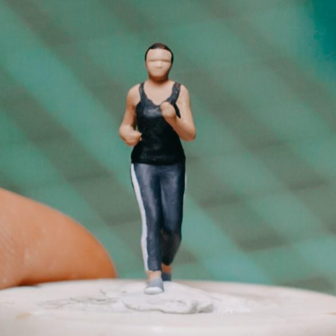 Miniature Action Figure Sport Man and Women Diorama Scale 1/87 ...