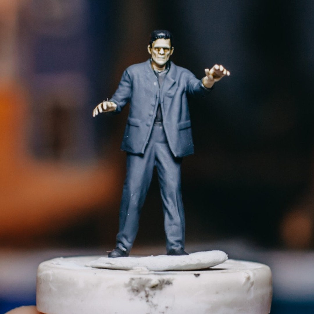 Miniature Action Mini Figures Halloween Diorama Scale 1/87 Decoration ...