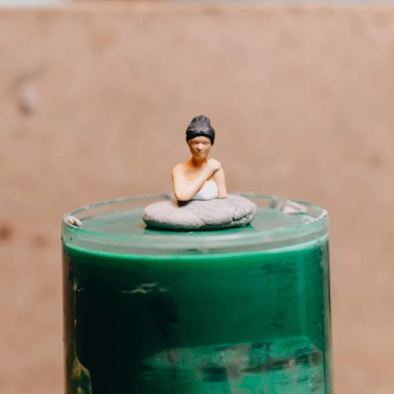 Miniature Action Figure Swimming and Soaking Diorama Scale 1:87 No ...