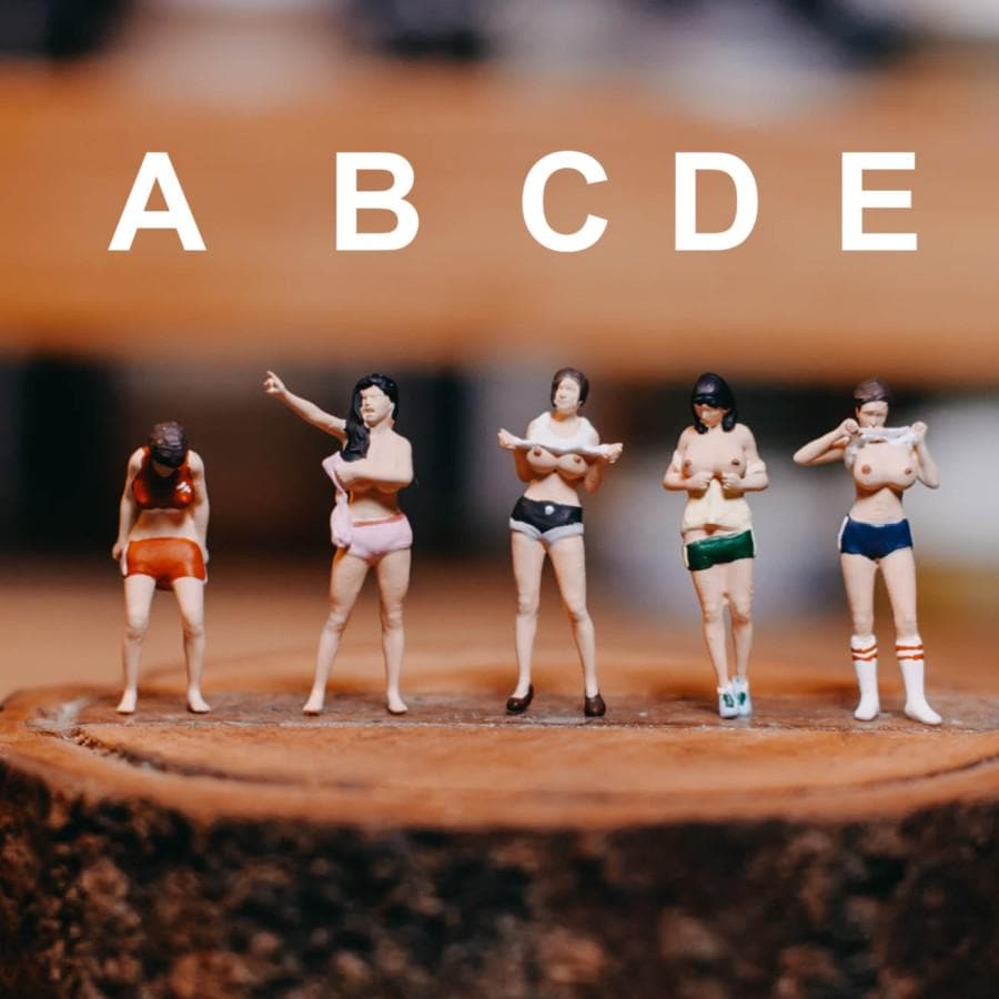 Miniature Action Figure Women Sexy Diorama Scale 1:87 No Preiser ...