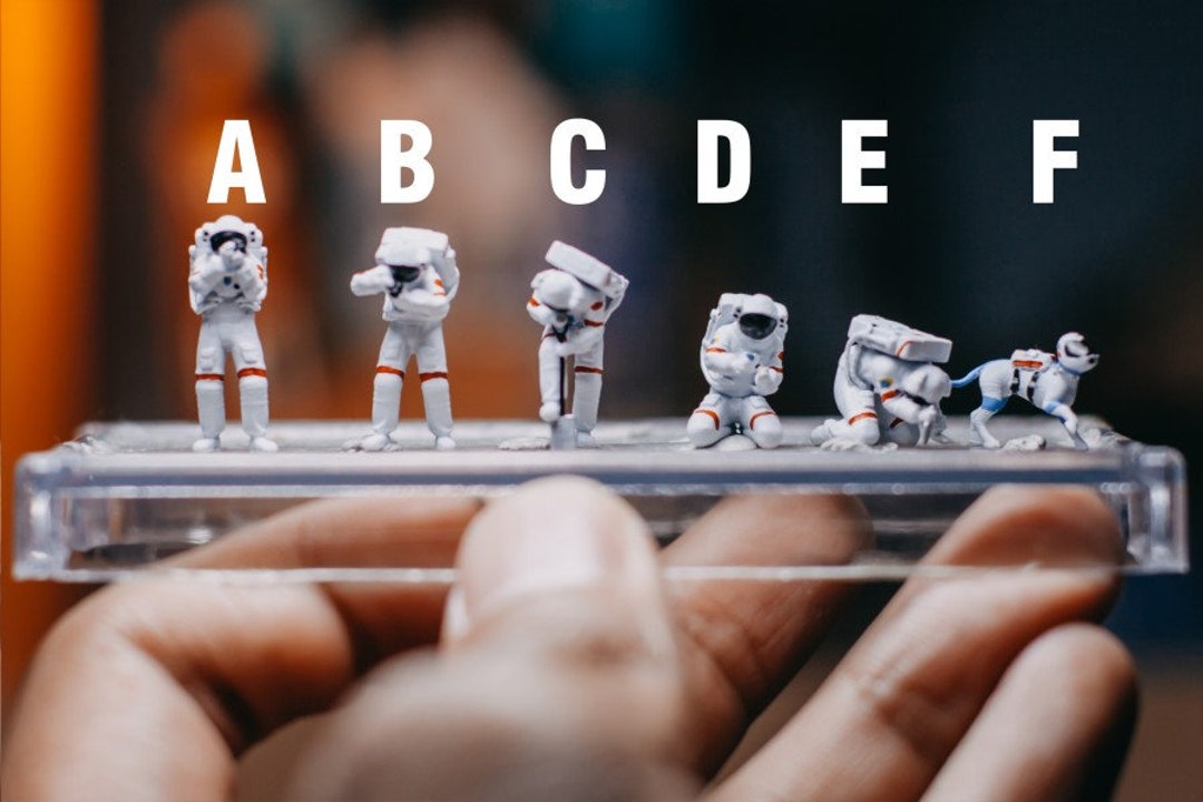 Astronaut Man Miniature Action Figure Diorama Scale 1:87 Decoration ...