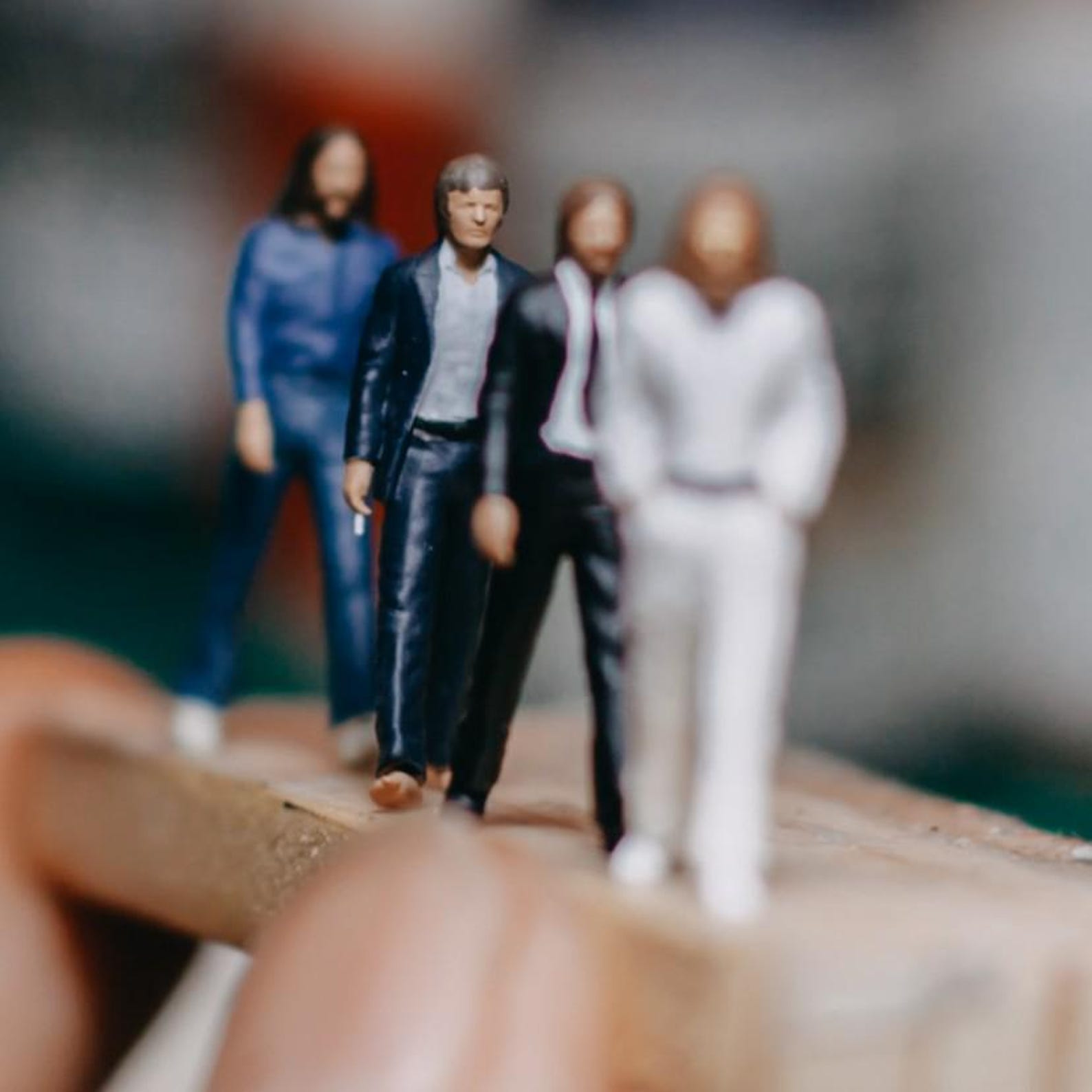 Miniature Figure Set Band Rock Diorama Mini Scale 1:87 Decoration Gift ...