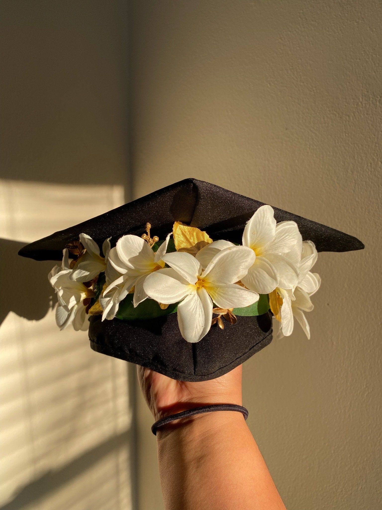 Graduation Cap Flower Crown - Etsy