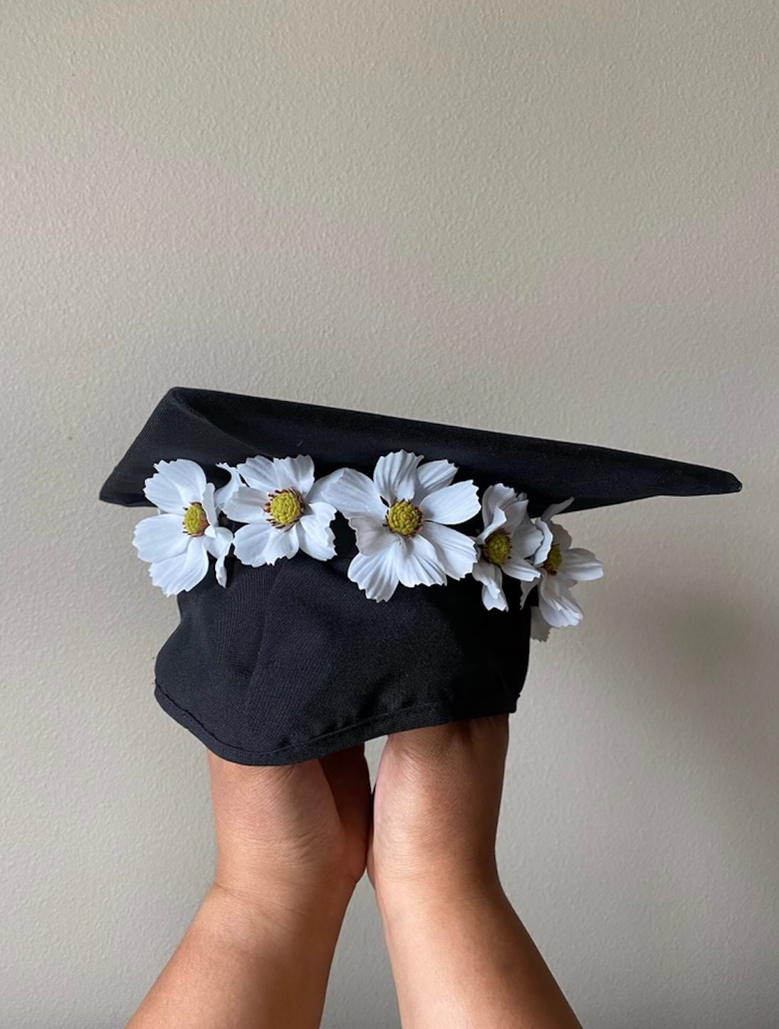 Graduation Cap Flower Crown - Etsy