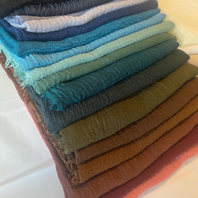 Indian Scarves Plain - Etsy UK