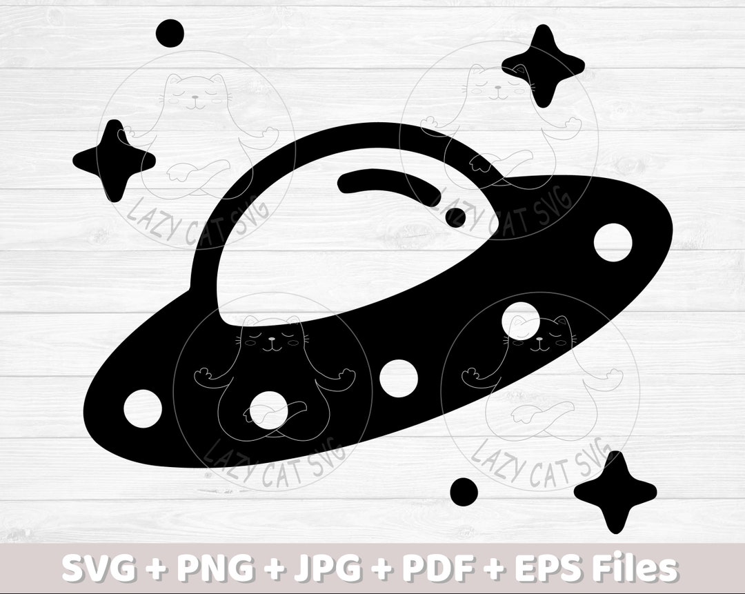 UFO SVG Ufo Svg Cut File for Cricut Silhouette Ufo Cutting File Ufo ...