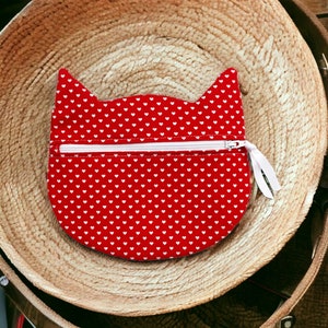 EASY Zipper Cat Pouch Sewing Pattern & Video Tutorial | Printable PDF ...