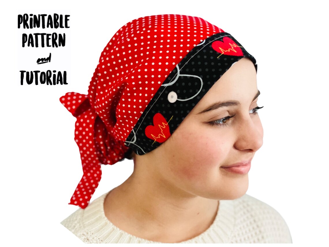 Learn to Sew a Reversible Scrub Cap - Nurse Hat - Surgical - Doctor ...
