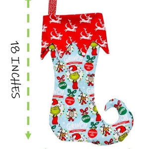 Learn to Sew an EASY Christmas Stocking PDF | Beginners | Elf | Decor ...