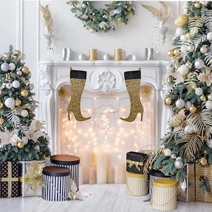 BESTSELLER Stiletto Boot High Heel Christmas Stocking Sewing Pattern ...