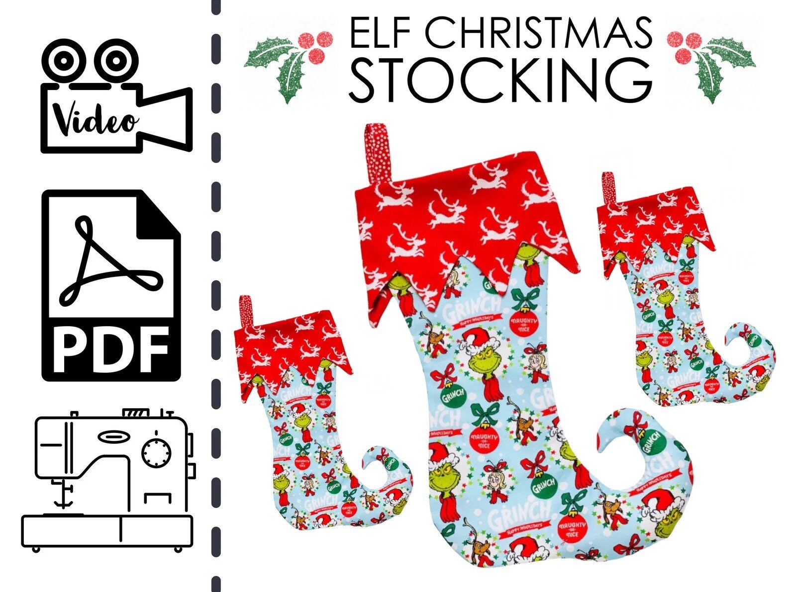 Ultimate Christmas Stocking Sewing Pattern BUNDLE With - Etsy