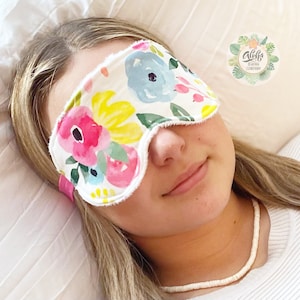 Sleeping Eye Mask Sewing Pattern & VIDEO Tutorial | Printable PDF ...