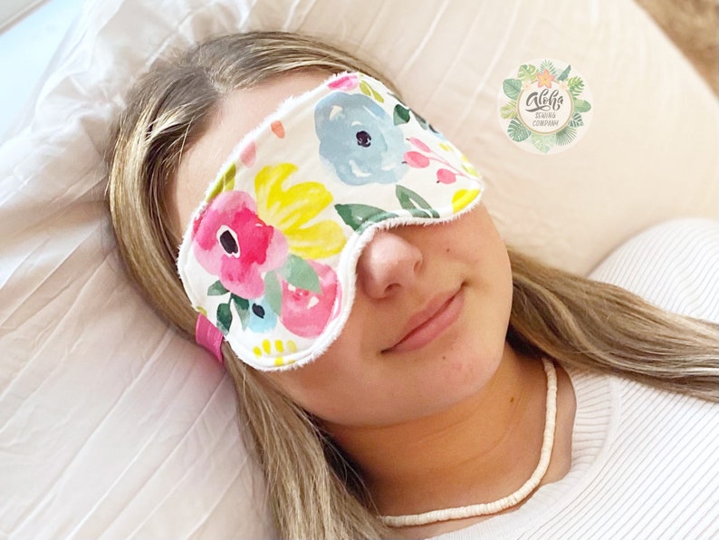 EASY Sleep Eye Mask Sewing Pattern PDF | Travel Eye Mask for Kids ...