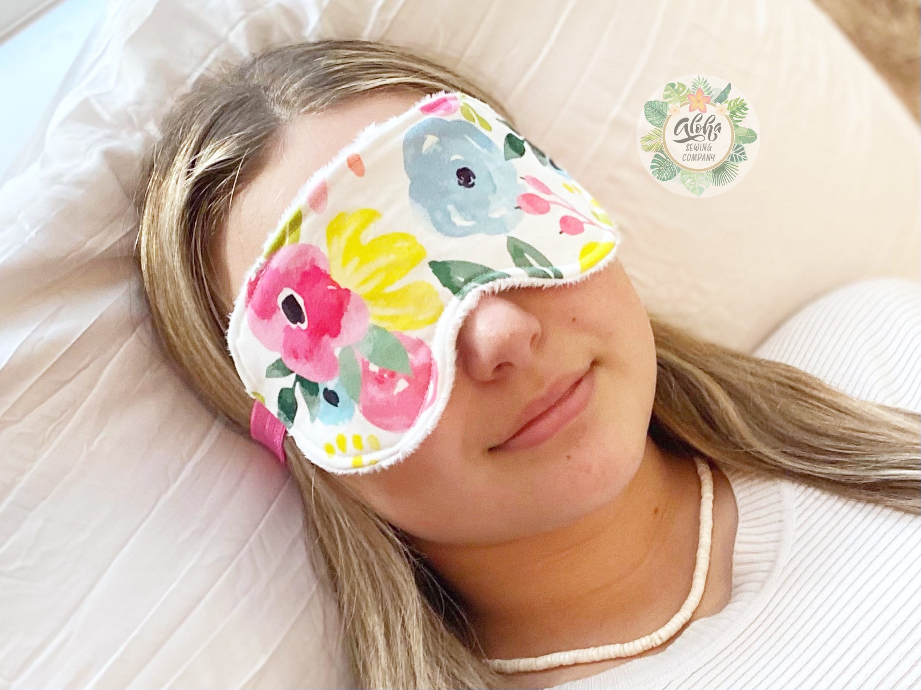 Sleeping Eye Mask Sewing Pattern & VIDEO Tutorial Printable - Etsy Canada