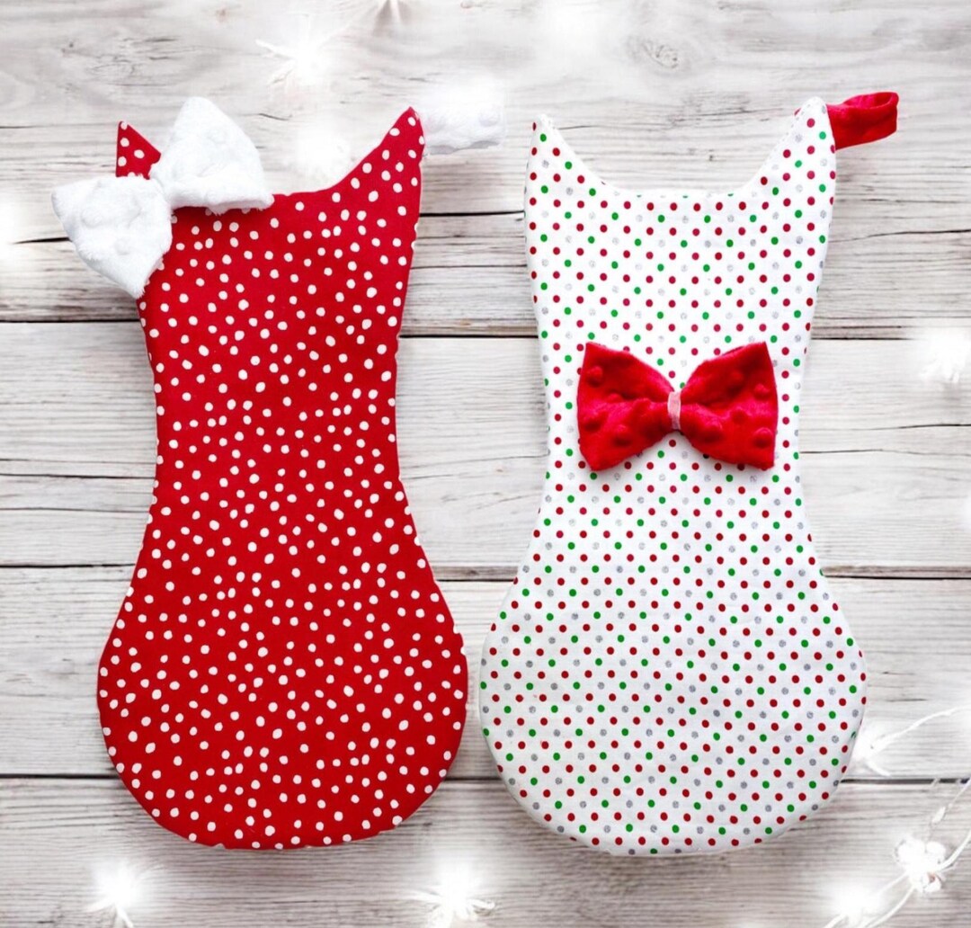 Kitty Cat Animal Christmas Stocking Sewing Pattern & Tutorial | Sew ...