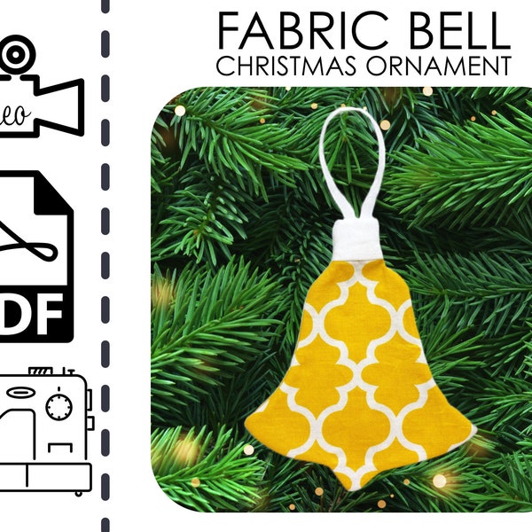 Fabric Bell Ornament Pattern - Etsy