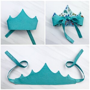 Royalty Fabric Crown Sewing Pattern & VIDEO Tutorial | Printable PDF ...