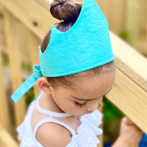 Royalty Fabric Crown Sewing Pattern & VIDEO Tutorial | Printable PDF ...